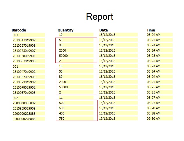 How to sum selected row data in data report ?-VBForums