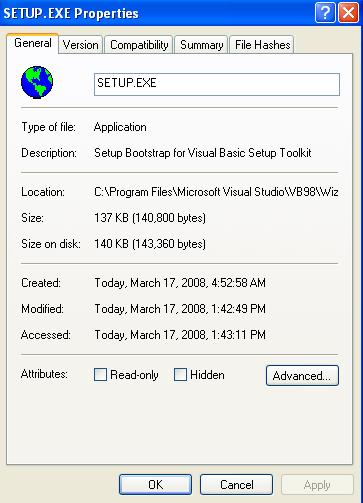 Change Setup program-VBForums