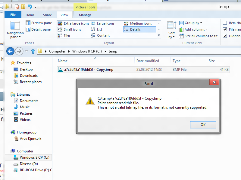 VS 2012 How to get the Windows 8 user profile picture?-VBForums
