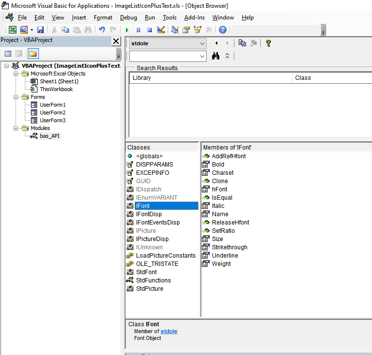 Can we get a hFont handle from StdFont Object ?-VBForums