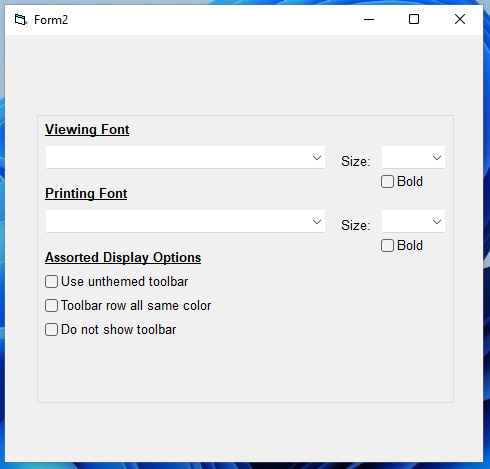 Windows 11 Combo Box on frame themed ghosting-VBForums