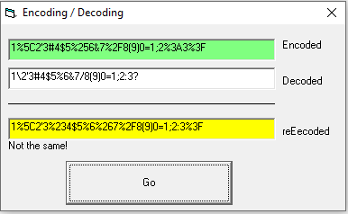 Url Encoding Decoding Issue Vbforums